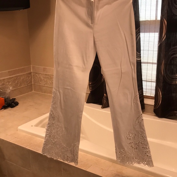Cache | Pants & Jumpsuits | Cache Dress Pants With Crystal Bottoms 8 ...